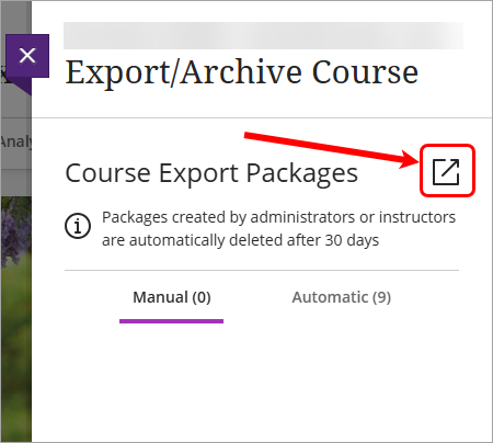 Archive a Course (Ultra) - eLearning - University of Queensland